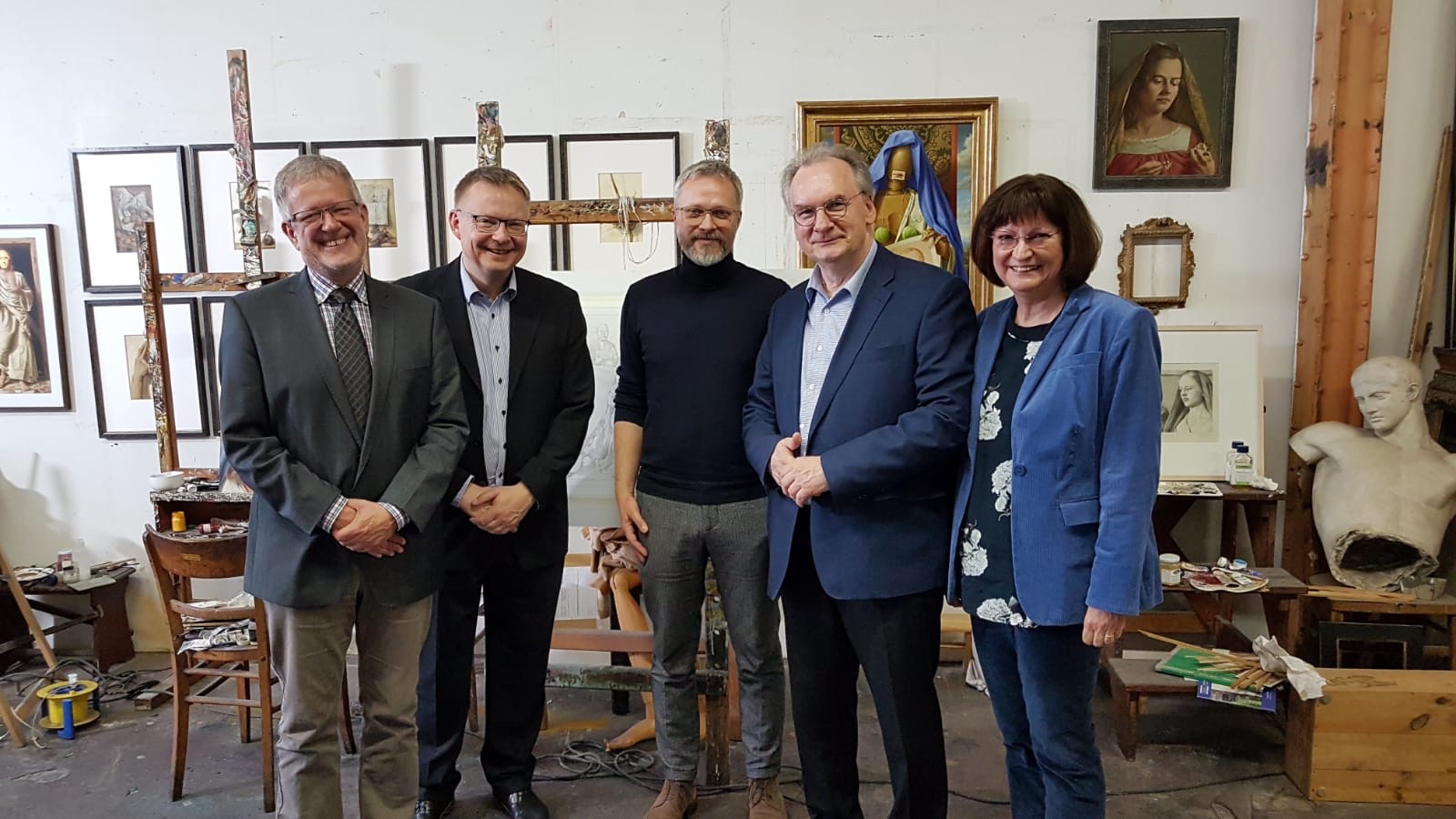 Studio visit with Michael Triegel - Galerie Schwind